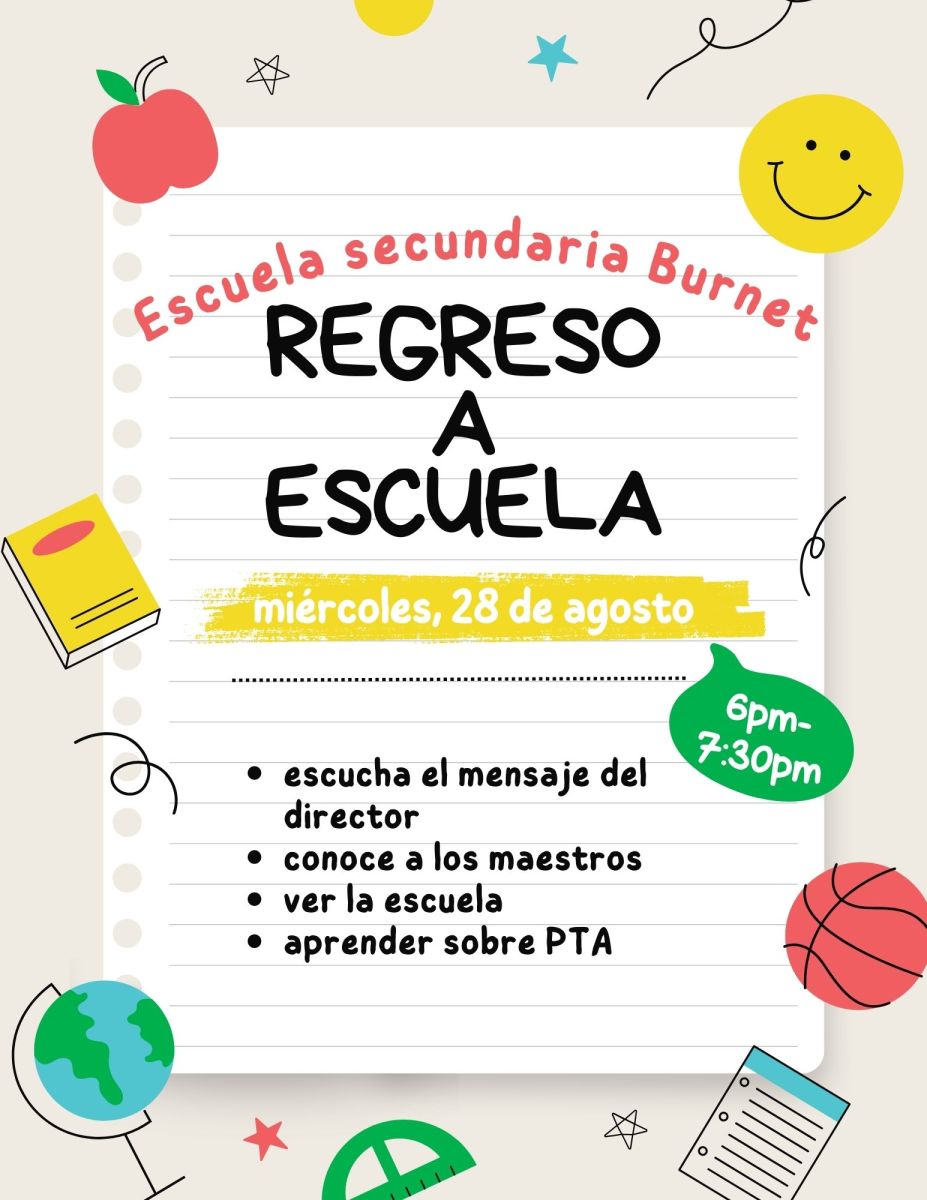 Back to School Night!/Noche de Regreso a Escuela! | Burnet Middle School